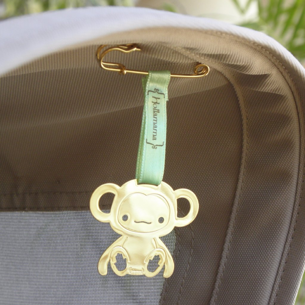 Monkey Stroller Charm סיכת חמסה לעגלה קוף | Hollamama הולהמאמא ...
